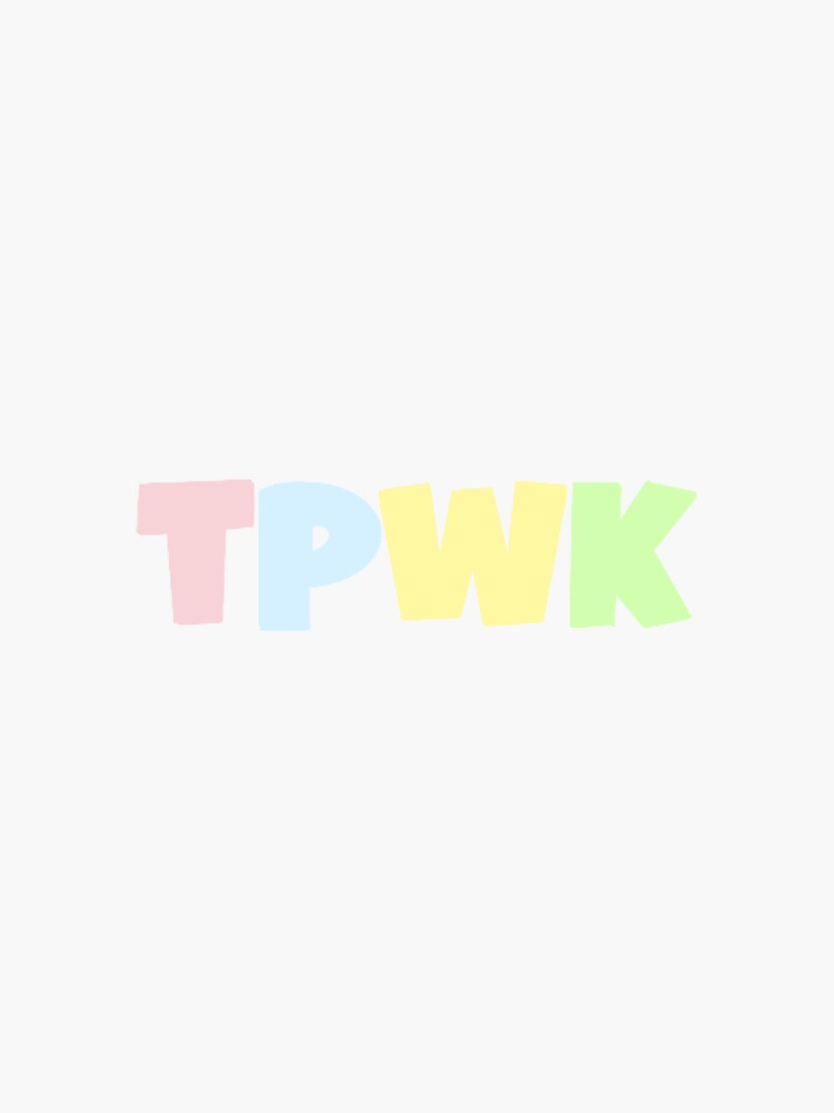 "TPWK sticker" Sticker for Sale by meikooo | Redbubble