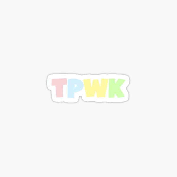 "TPWK sticker" Sticker for Sale by meikooo | Redbubble