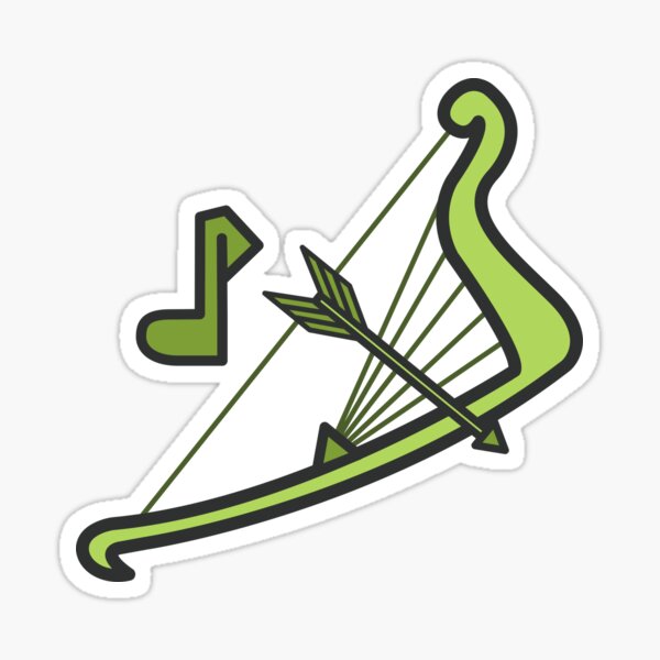 "FFXIV + MONHUN Inspired Bard Weapon" Sticker for Sale by TheMangoDango ...