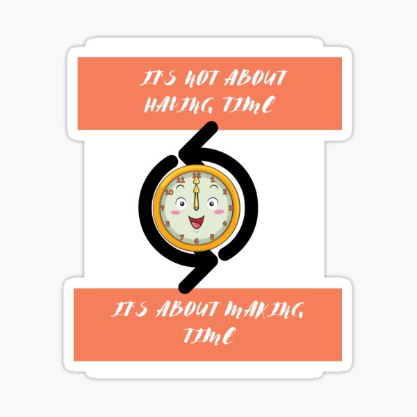 "daylight saving time Clockwise" Sticker for Sale by bahaa8719 | Redbubble