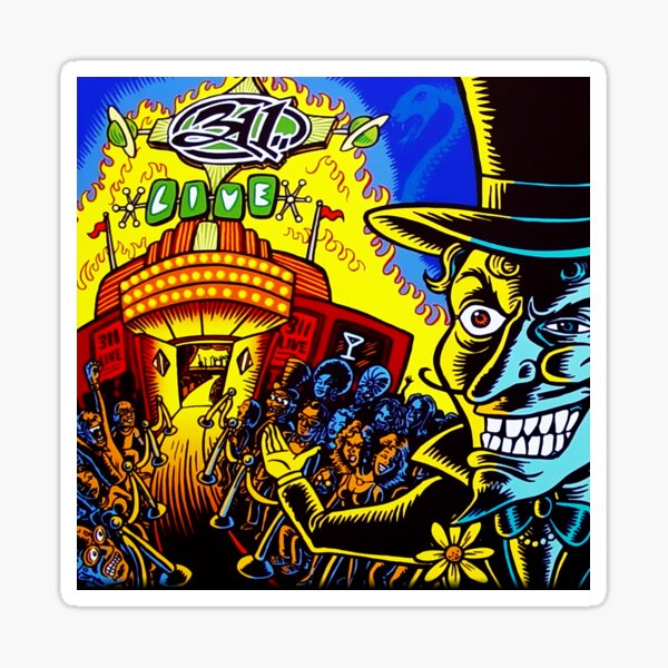 311 Logo Band Stickers | Redbubble