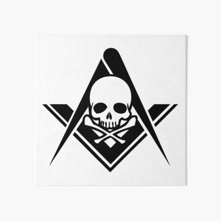 "Freemason Skull and Crossbones Square and Compasses Transparent ...
