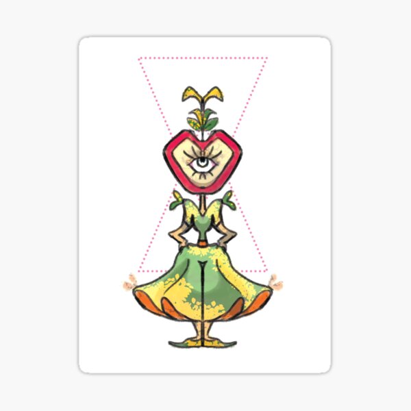"Apple princess" Sticker for Sale by Mevonna | Redbubble