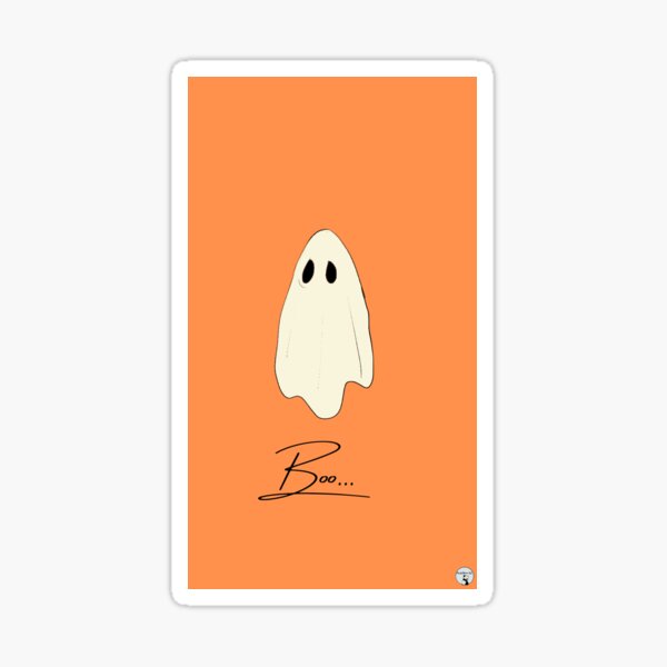 "Boo..." Sticker by ImpostorPanda | Redbubble