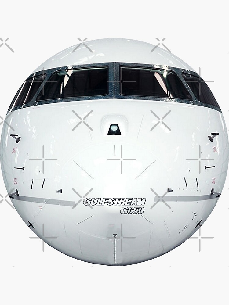 "Gulfstream G650 Front view cockpit" Sticker for Sale by pilothangout ...
