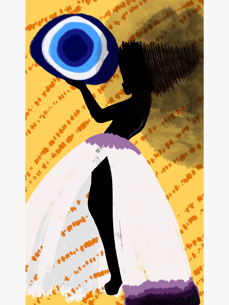 "Ace of Eyes" Sticker by teffierce | Redbubble