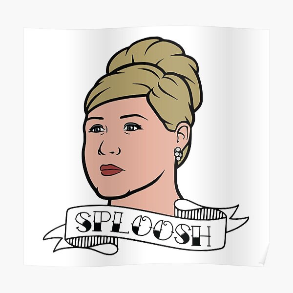 "Pam Poovey - Sploosh Tattoo" Poster for Sale by CloakAndDaggers ...