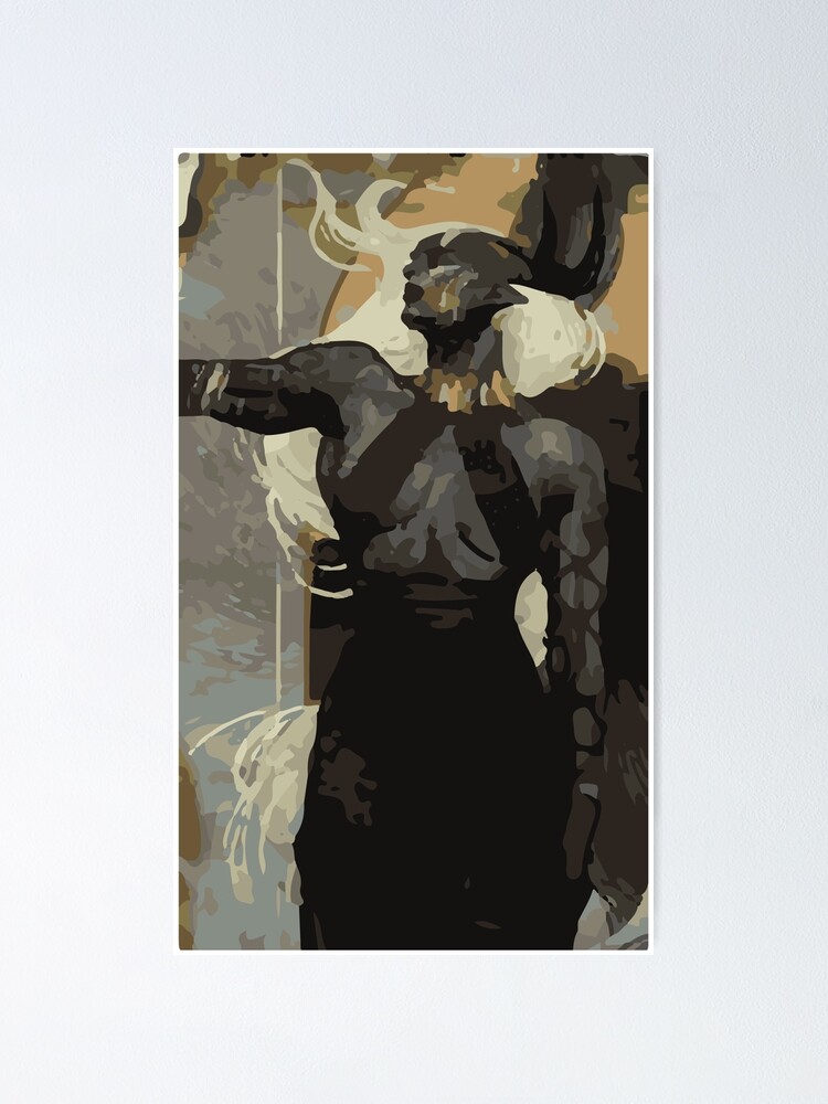 "Female Qunari Tarot Card" Poster by suzysherbet | Redbubble