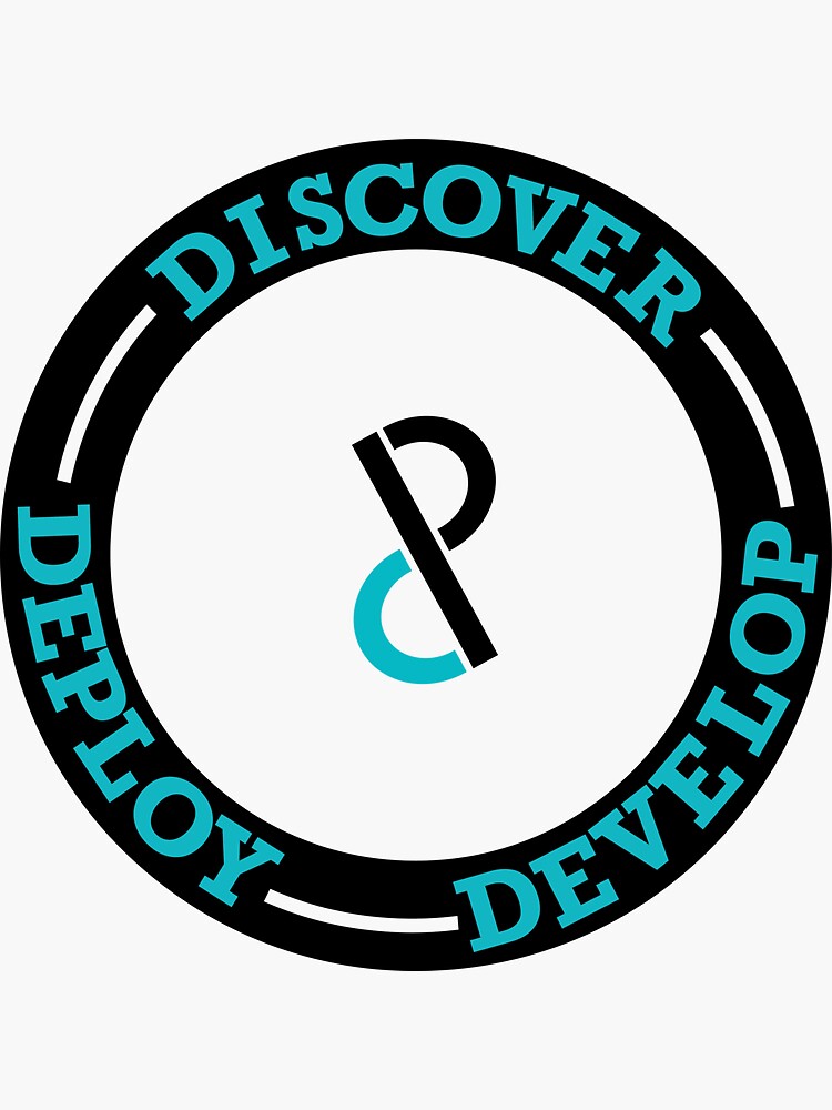"Discover-Develop-Deploy" Sticker for Sale by PathwayArt | Redbubble