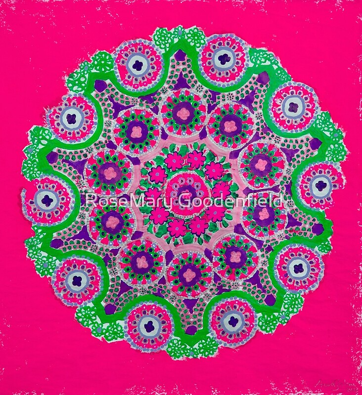 "Doily Joy Mandala- Pure Joy" by Auna Salomé | Redbubble