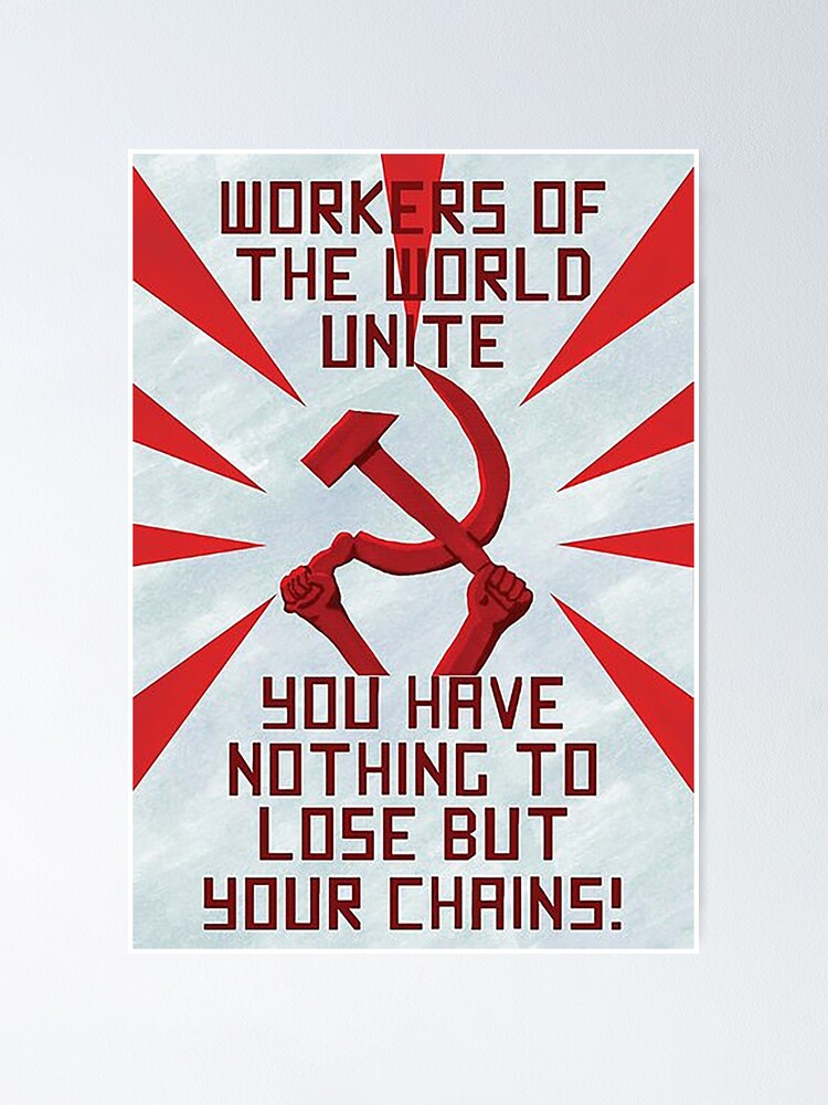 "Workers Unite! Workers Unite!" Poster for Sale by HaukiTheCreator ...