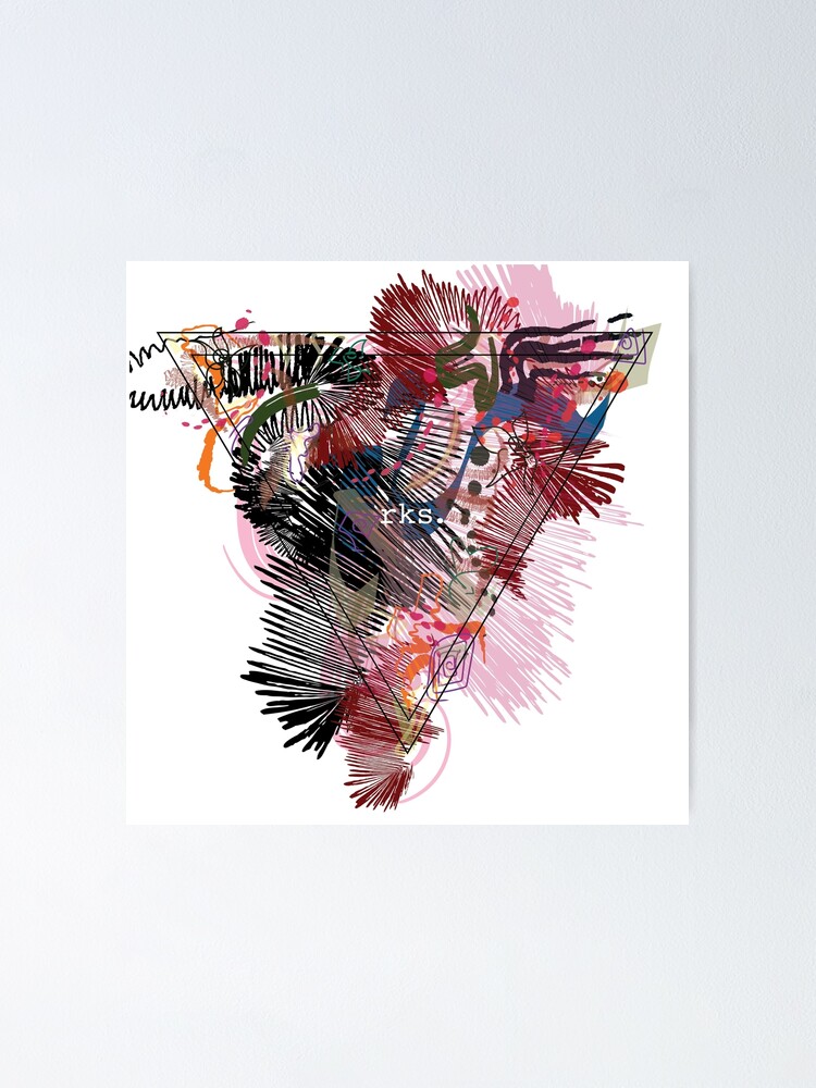 "Rainbow Kitten Surprise RKS Triangle" Poster by carolyncrane | Redbubble