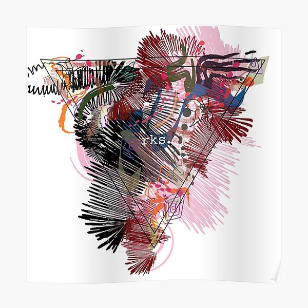 "Rainbow Kitten Surprise RKS Triangle" Poster by carolyncrane | Redbubble