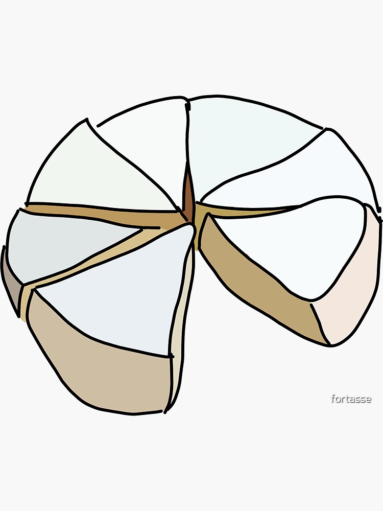 "Brie Cheese" Sticker for Sale by fortasse | Redbubble