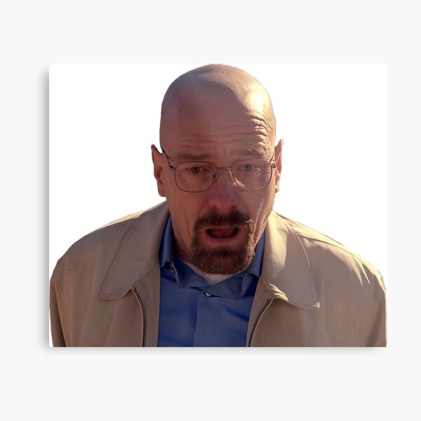 "Walter White Face Meme! Breaking Bad!" Metal Print for Sale by ...