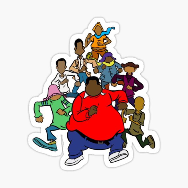 "HEY HEY HEY FAT ALBERT" Sticker for Sale by lelderkin | Redbubble