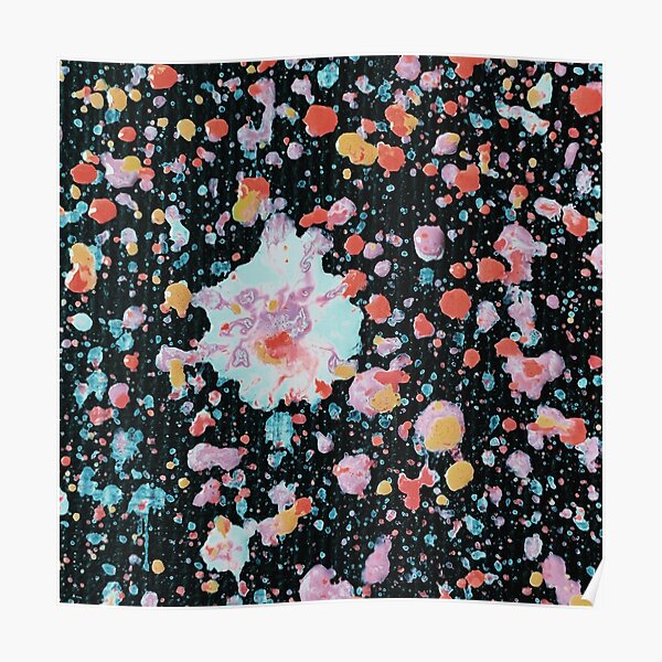"Paint splatter" Poster by K-fetter | Redbubble