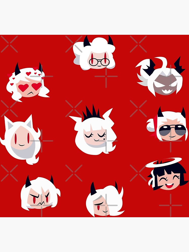 "Helltaker Harem" Poster for Sale by Migi-Desu | Redbubble