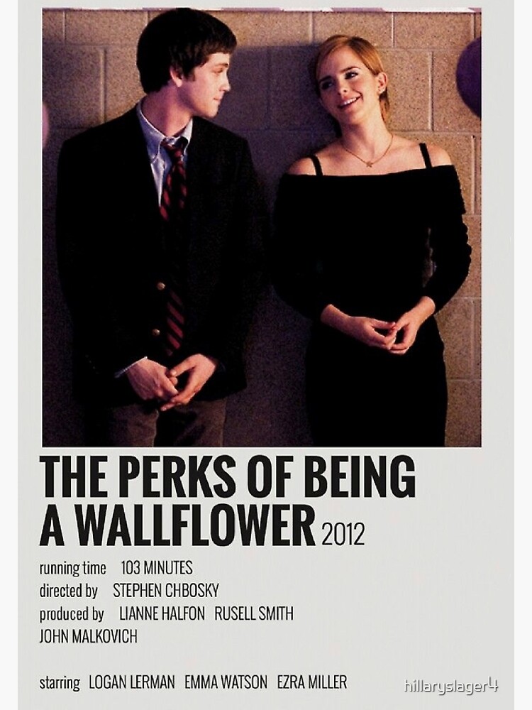 "The perks of being a wallflower poster " Poster for Sale by ...