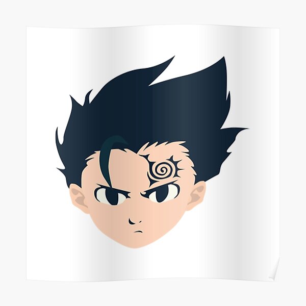 "Zeldris Face 7 Deadly Sins" Poster for Sale by JakeCrouse | Redbubble