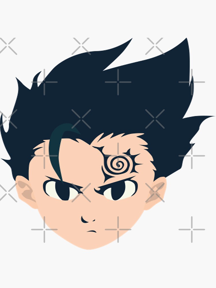 "Zeldris Face 7 Deadly Sins" Sticker for Sale by JakeCrouse | Redbubble