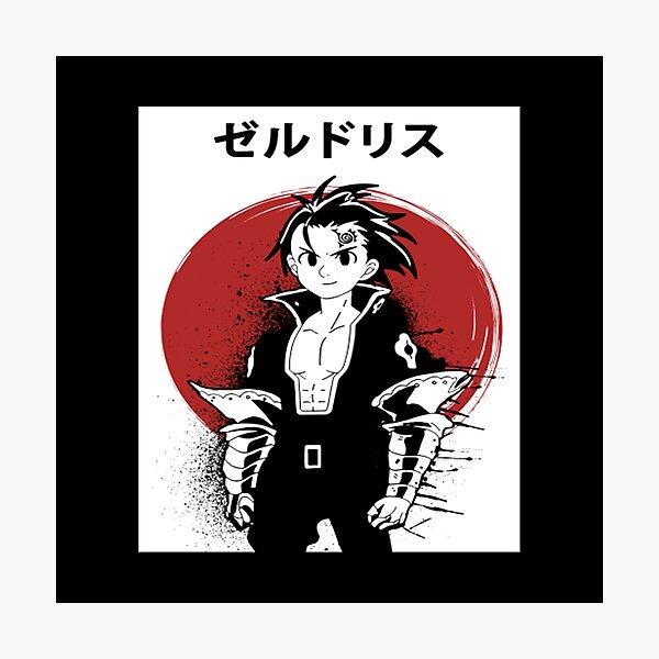 "Zeldris Ten Commandments Seven Deadly Sins Anime" Photographic Print ...