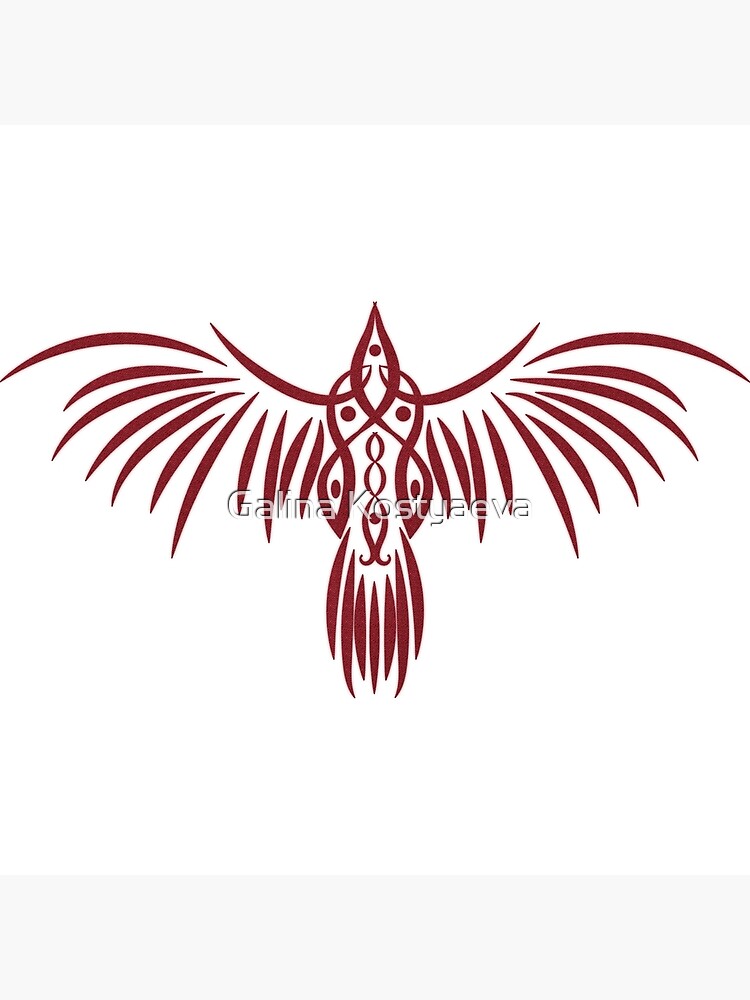 "Celtic red eagle" Canvas Print for Sale by Renodel | Redbubble