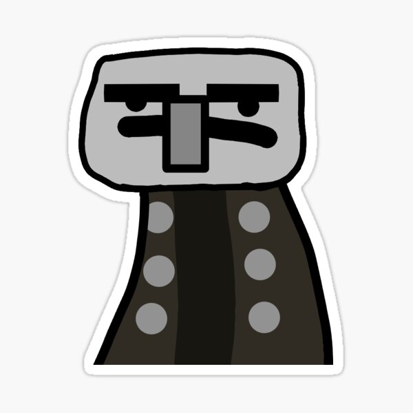 "Minecraft Vindicator" Sticker for Sale by MrMeowser | Redbubble