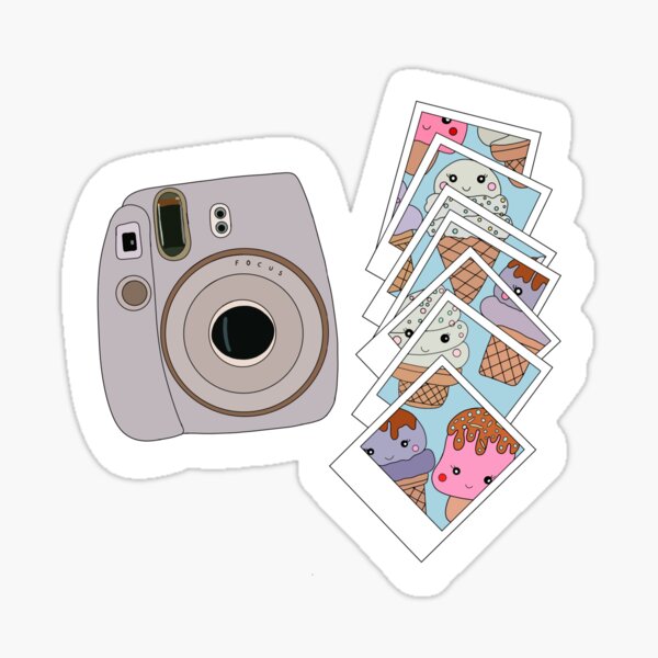 "Classic Polaroid Camera" Sticker by Zulaiha175 | Redbubble