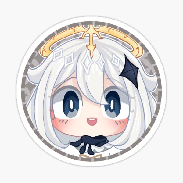 "Genshin Impact Paimon" Sticker for Sale by LunnieTunes | Redbubble