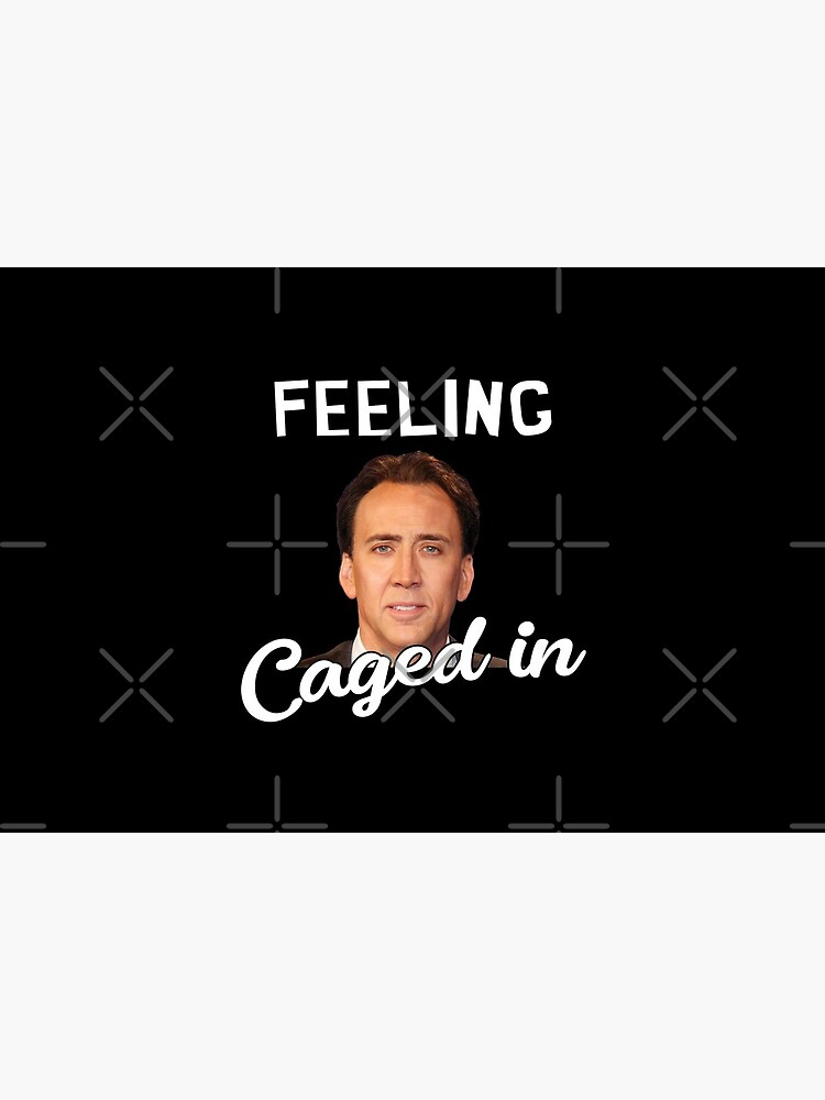 "Feeling Caged In - Funny Meme Design" Mask by rawresh6 | Redbubble