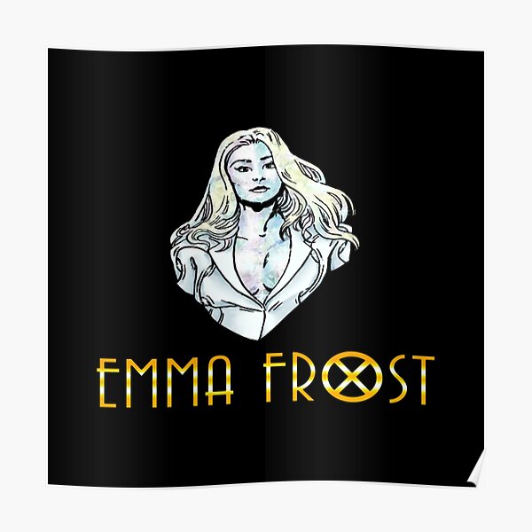 "Emma Frost" Poster by JakeCrouse | Redbubble