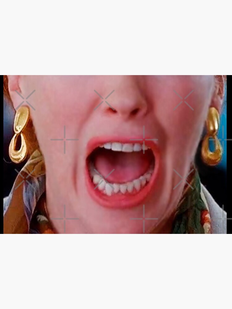 "Home Alone Mask - Kate McCallister Screaming " Mask for Sale by Envy ...