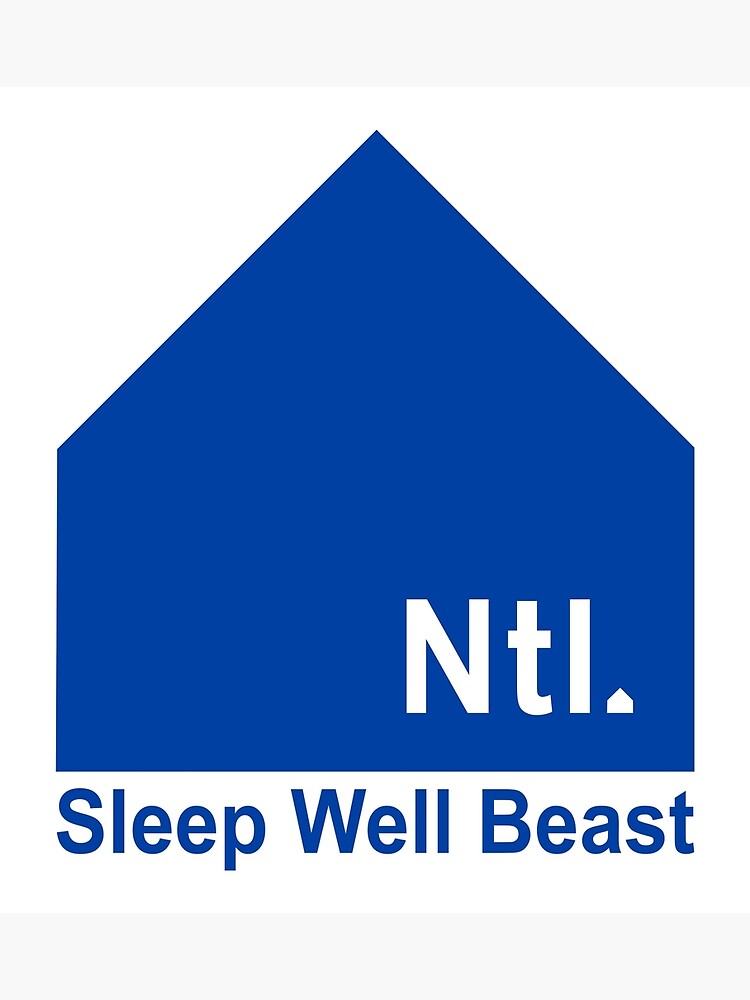 "The National - Sleep Well Beast" Poster for Sale by summmmmr | Redbubble