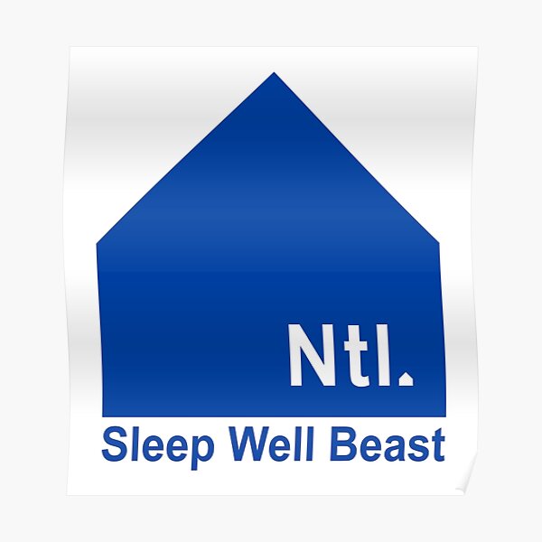 "The National - Sleep Well Beast" Poster for Sale by summmmmr | Redbubble
