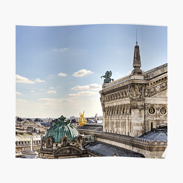 "Opera Garnier Paris 01" Poster by WWestmoreland | Redbubble