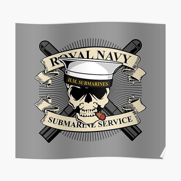"Royal Navy Submarine Service" Poster by FireMission45 | Redbubble