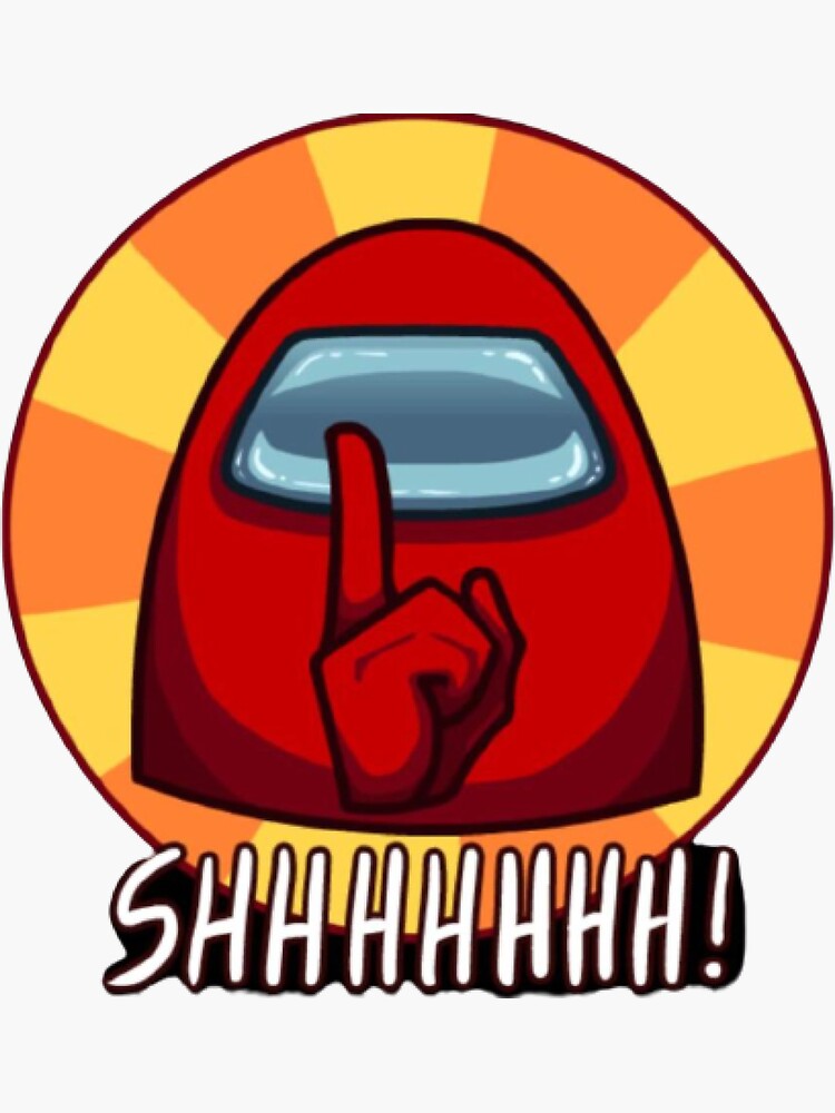 "SHHHHHH " Sticker for Sale by Cruashi | Redbubble