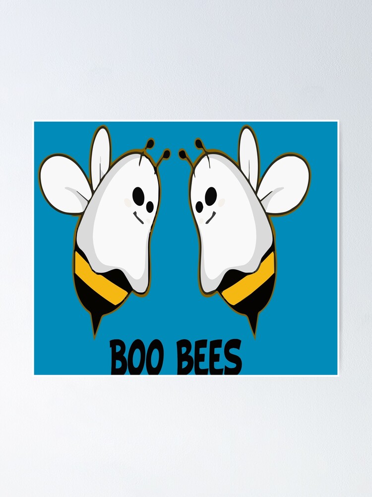 " Boo bees halloween black" Poster for Sale by normanjave | Redbubble