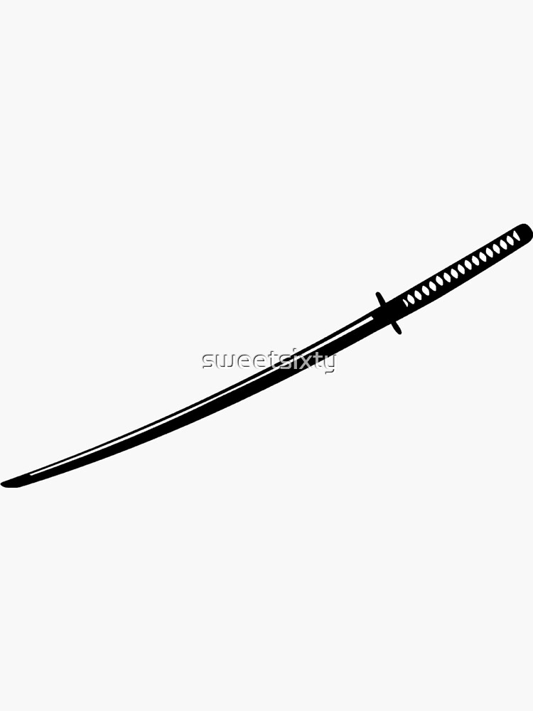 "Japanese Katana Sword" Sticker for Sale by sweetsixty | Redbubble