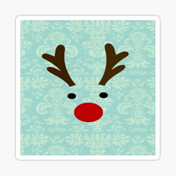 "Deer Face" Sticker by art-master1 | Redbubble