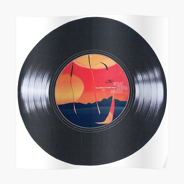 "Tom Misch Record" Poster for Sale by littledinosaurs | Redbubble