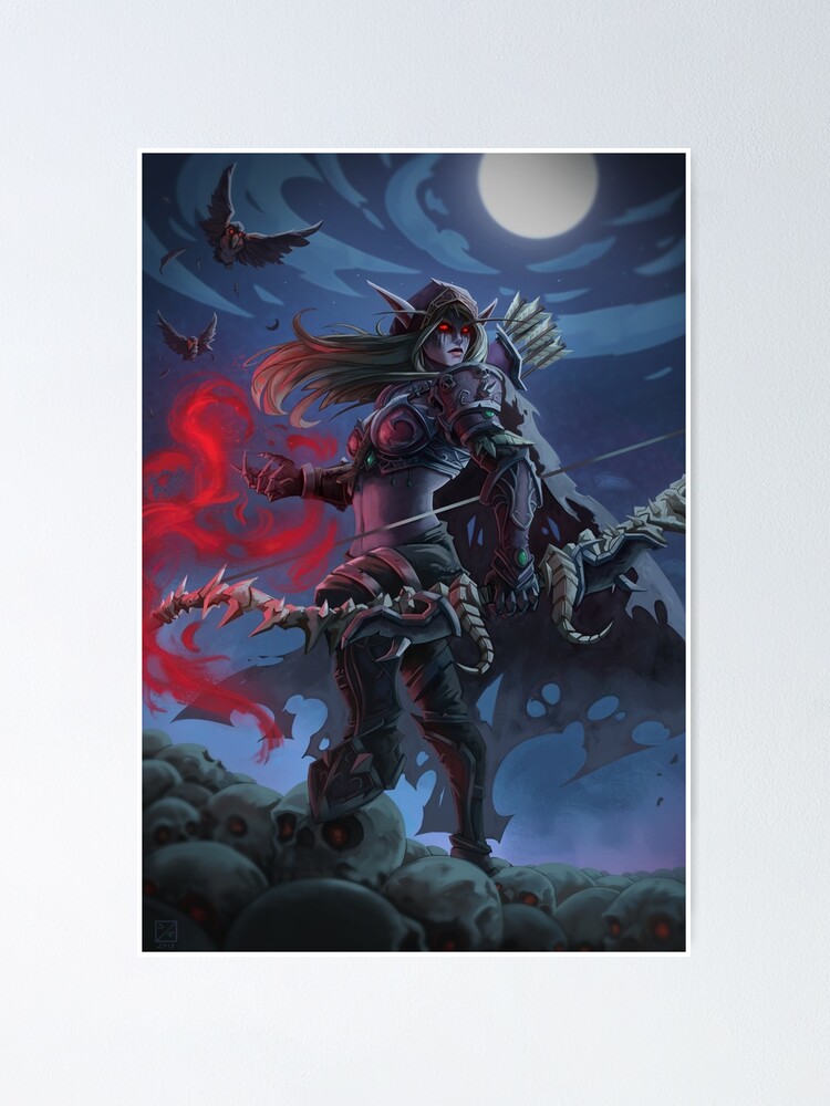 "Sylvanas windrunner" Poster by PSorel | Redbubble