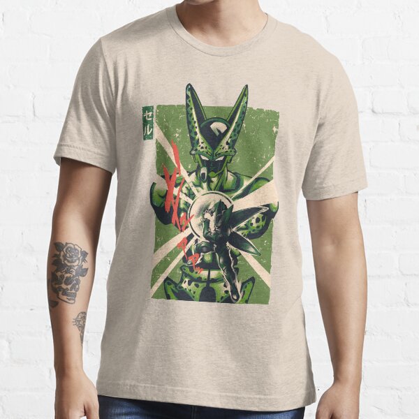 "Cell Retoro" T-shirt for Sale by ChrisDalida | Redbubble | cell dbz t ...