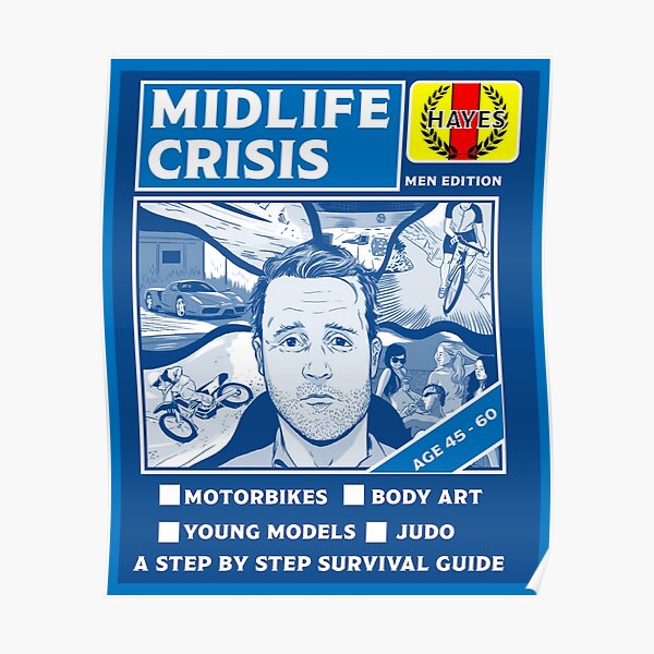 "Midlife Crisis - Funny 40th Birthday Gifts - Dad shirts - Husband ...
