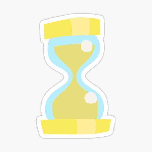 "Hourglass" Sticker by Stinkehund | Redbubble