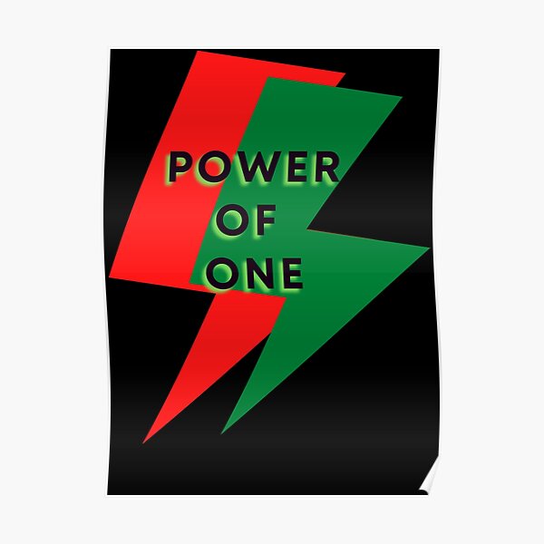 "The Power of One" Poster by jackmanlana | Redbubble