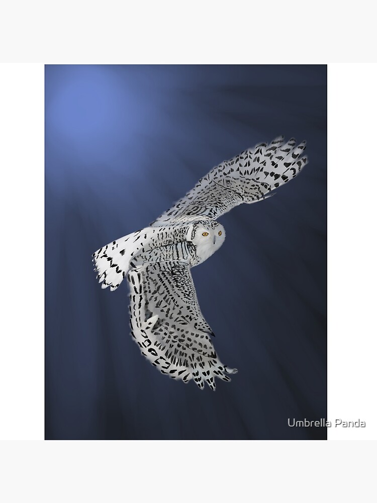 Badge « Harfang des neiges », par GeckoToYou | Redbubble