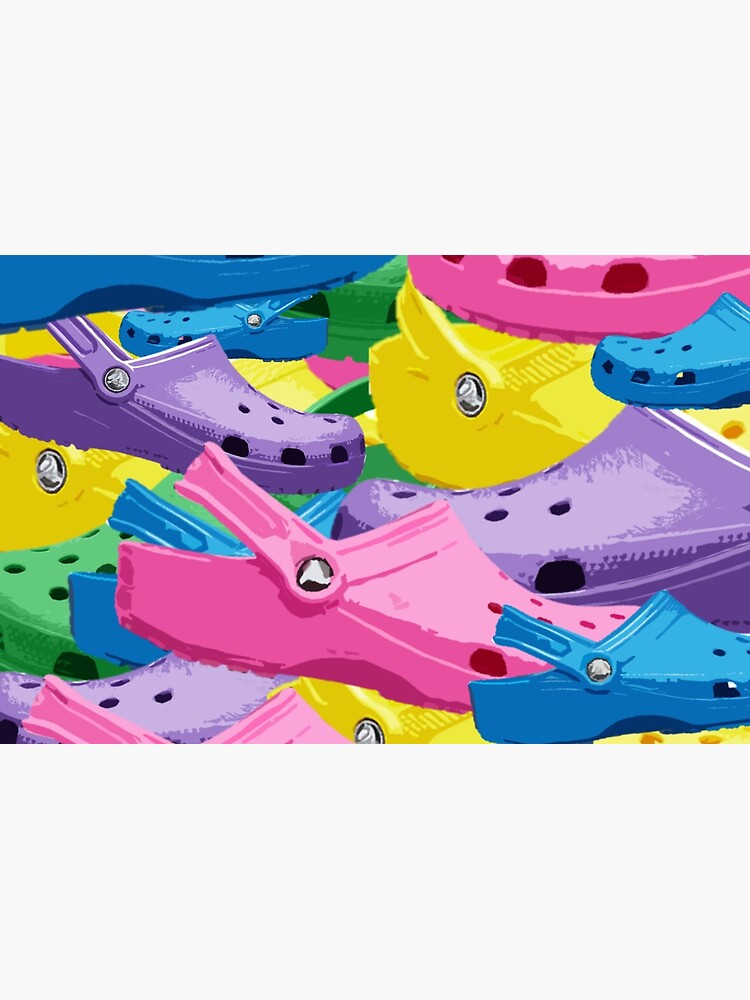"Crocs on crocs on socks" Zipper Pouch by DMACL75 | Redbubble