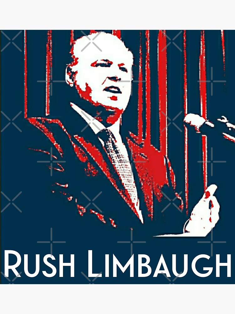 " Rush Limbaugh" Sticker for Sale by Simrangabhane | Redbubble